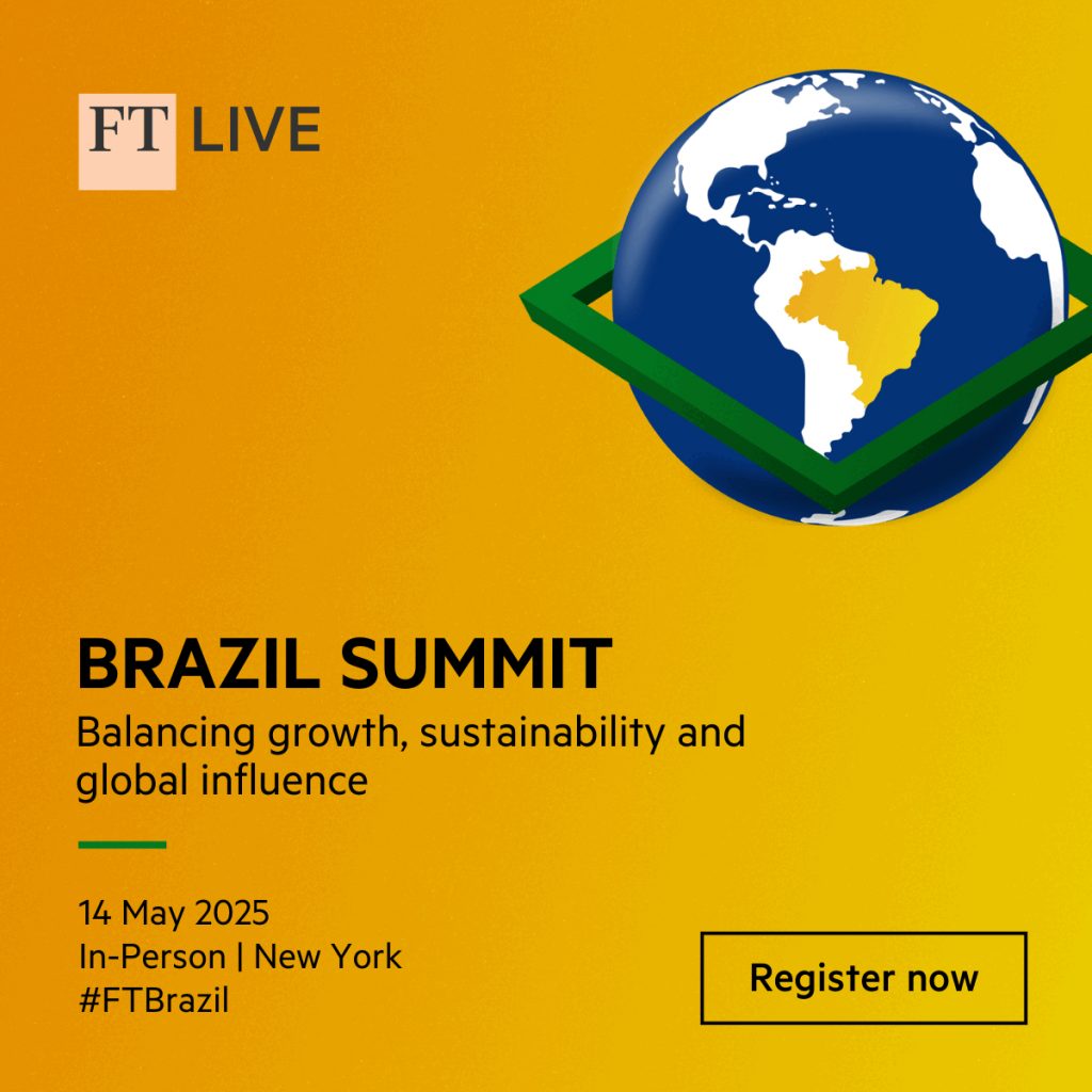 BrazilFoundation announces a partnership with Financial Times Live, for the second year, for the ...